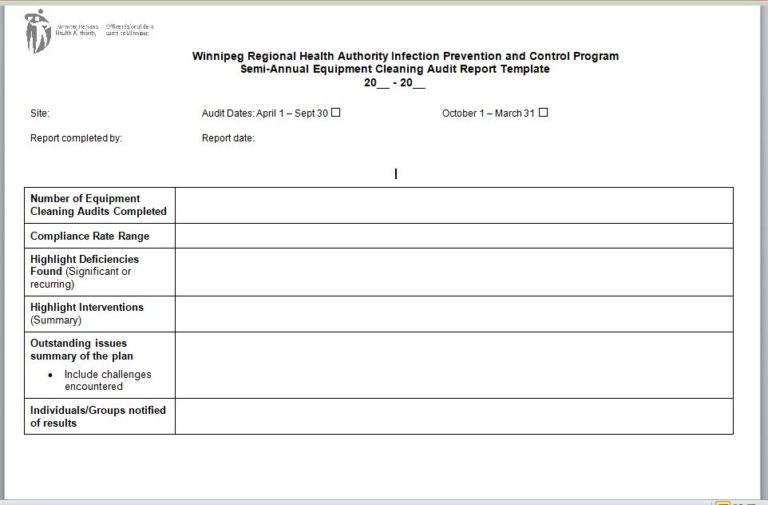23 Free Audit Report Templates - Mike's Templates