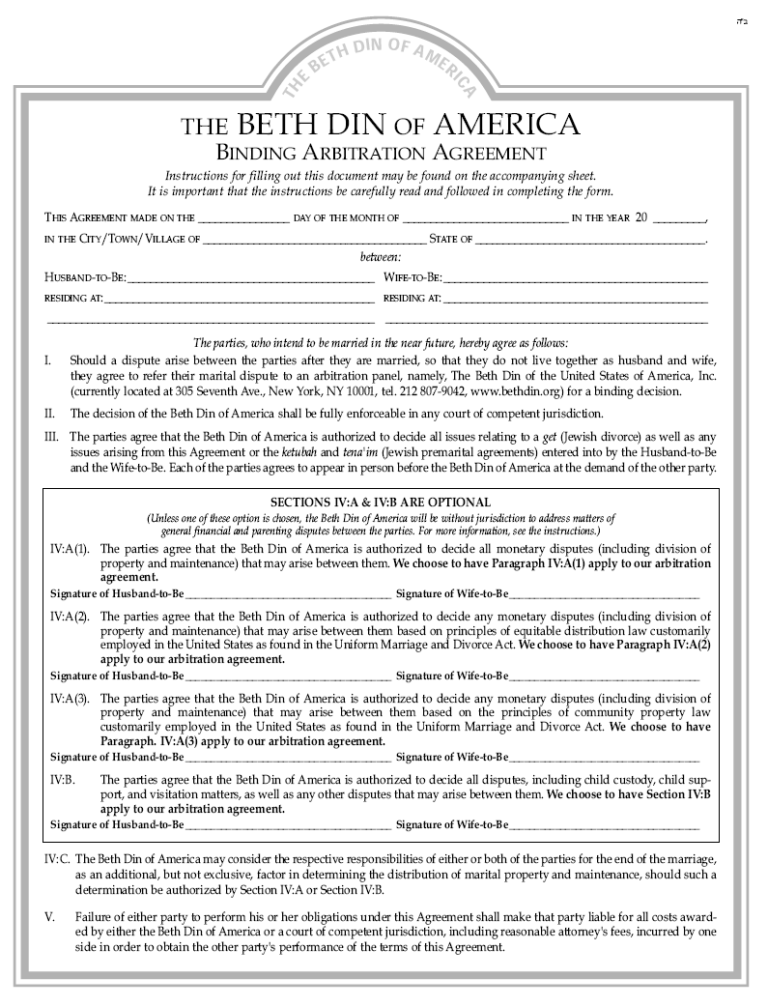 15 Free Marriage Contract Templates - Mike's Templates
