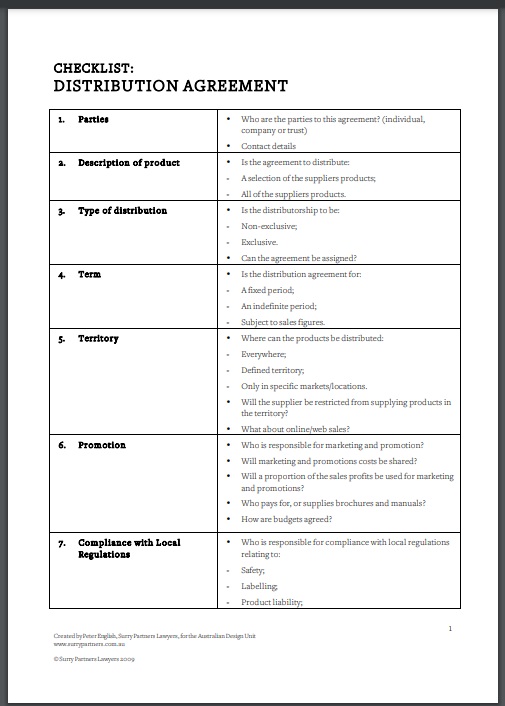 21 Free Distribution Agreement Templates - Mike's Templates