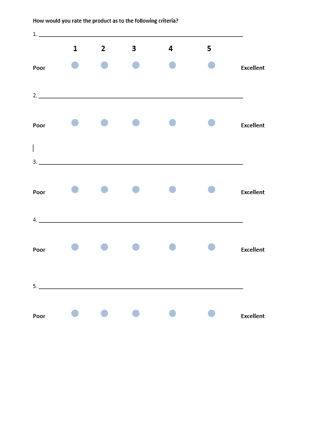 15 Free Likert Scale Templates - Mike's Templates
