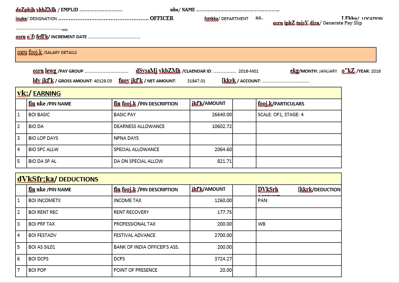 17 Free Salary Slip Templates - Mike's Templates