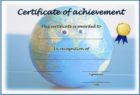 20 Free Certificate Of Achievement Templates - Mike's Templates