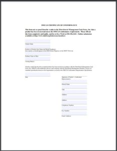 15 Free Certificate of Conformity Templates - Mike's Templates