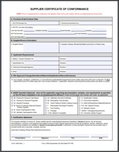 15 Free Certificate of Conformity Templates - Mike's Templates