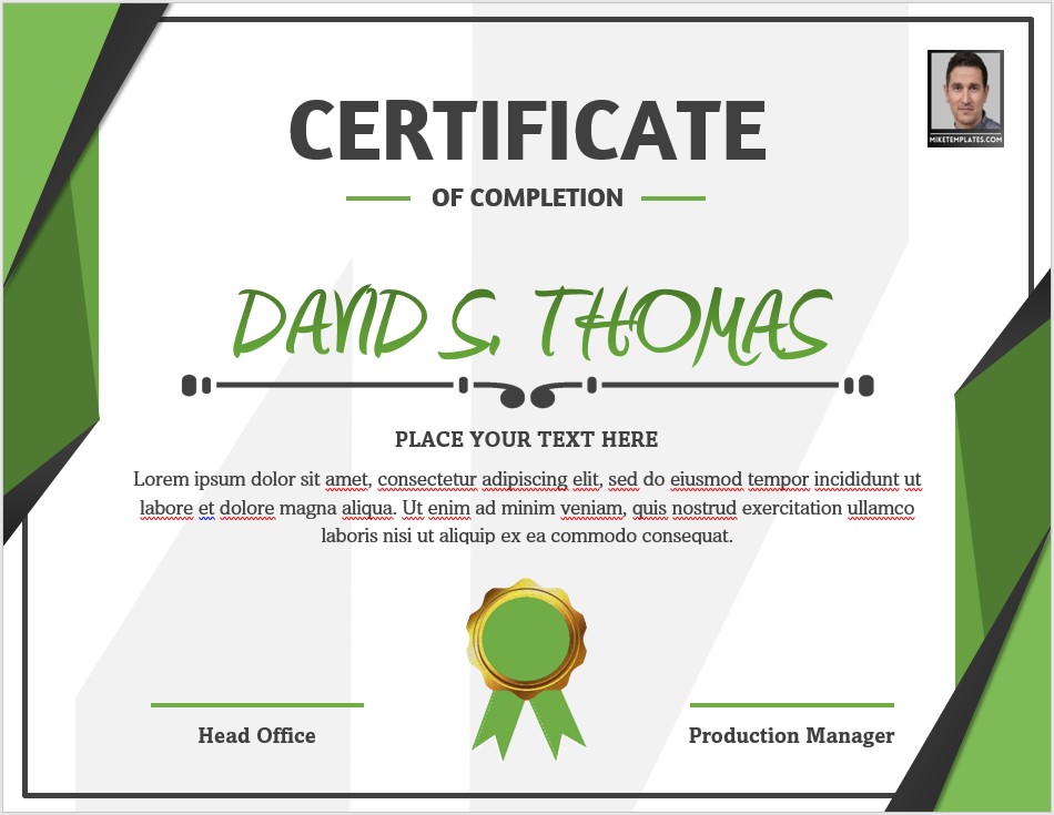 Diploma Certificate Templates - Mike's Templates